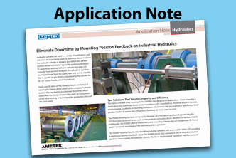 Cylinder Position Sensor for Hydraulic Cylinders | AMETEK Factory ...